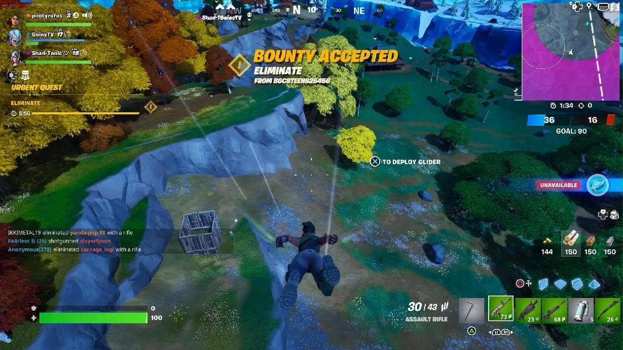 First time playing Fortnite - YouTube