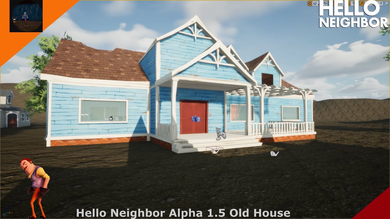 Hello Neighbor Alpha 1.5 Fan Game Old House Gameplay - YouTube