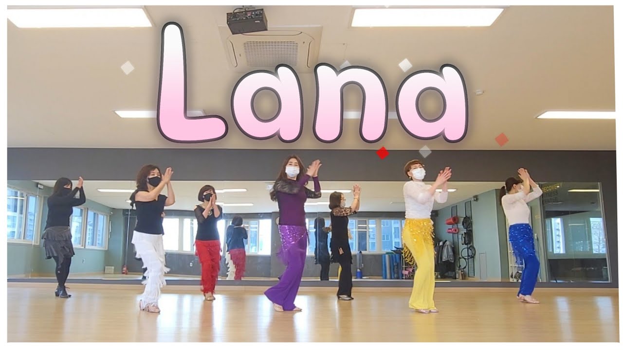 Lana Line Dance 라나 초급라인댄스 (Dance & Count) - YouTube