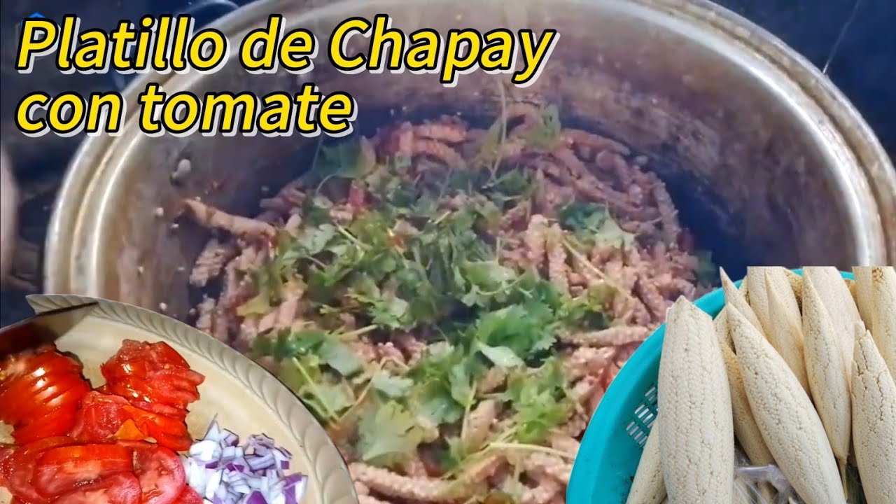 como cocinar chapay o chichon - YouTube