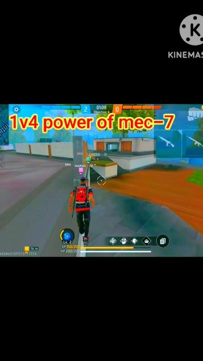 1v4 power of mec-7👿|Free fire #music - YouTube