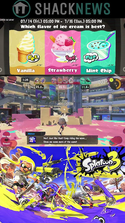 Ice Cream Splatfest Tricolor Turf War Ultra Signal Madness - Splatoon 3 - YouTube