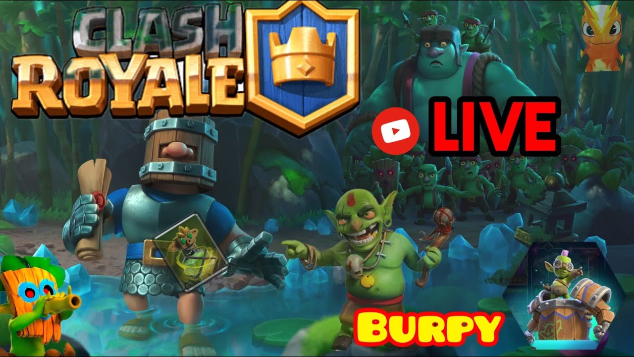 Clash Royale | Live🔴 Streaming | Trying new deck - YouTube