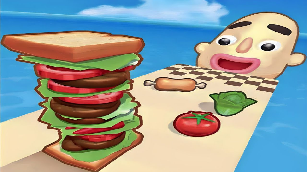 sandwich Run - Gameplay | gaming videos | Walkthrough - All Levels (IOS ...