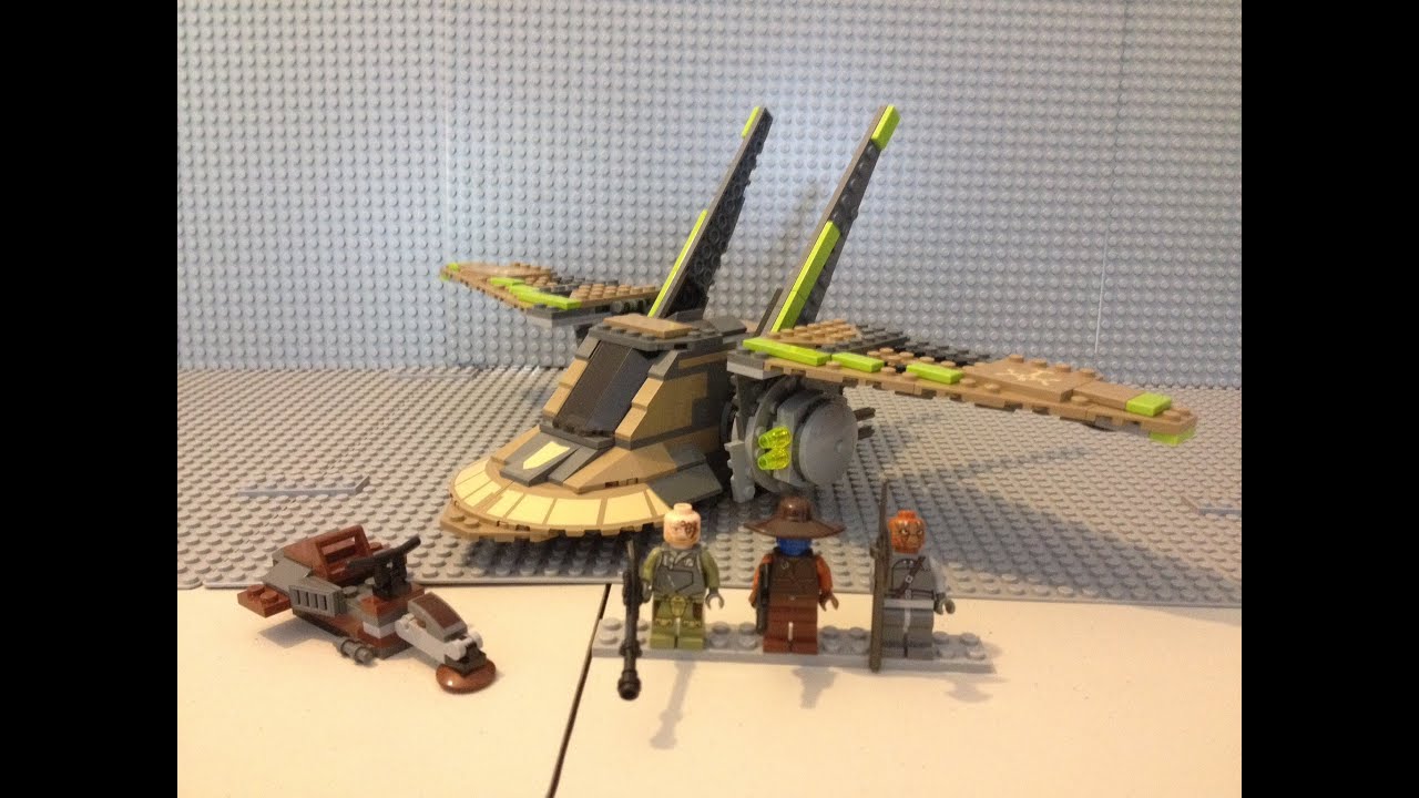 LEGO Star Wars HH-87 Starhopper 75024 Review - Summer 2013 Wave - YouTube