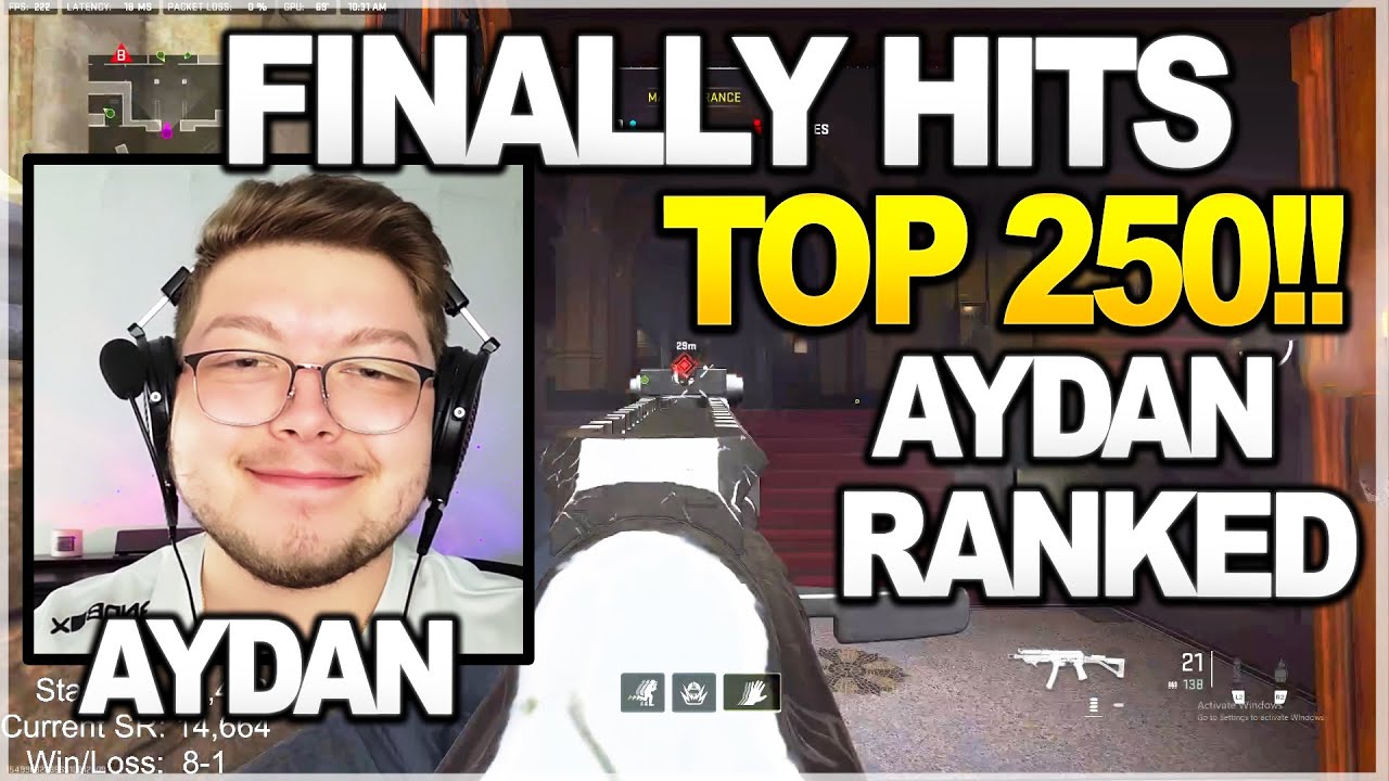 Aydan Finally Hits TOP 250 RANKED in MW2! - Warzone 2 - YouTube