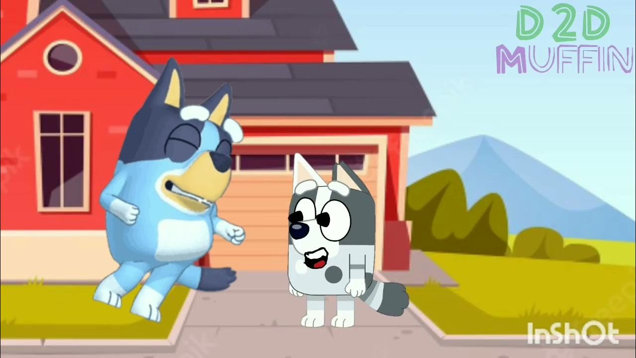 D2D Muffin goes to School | Bluey Animation - YouTube