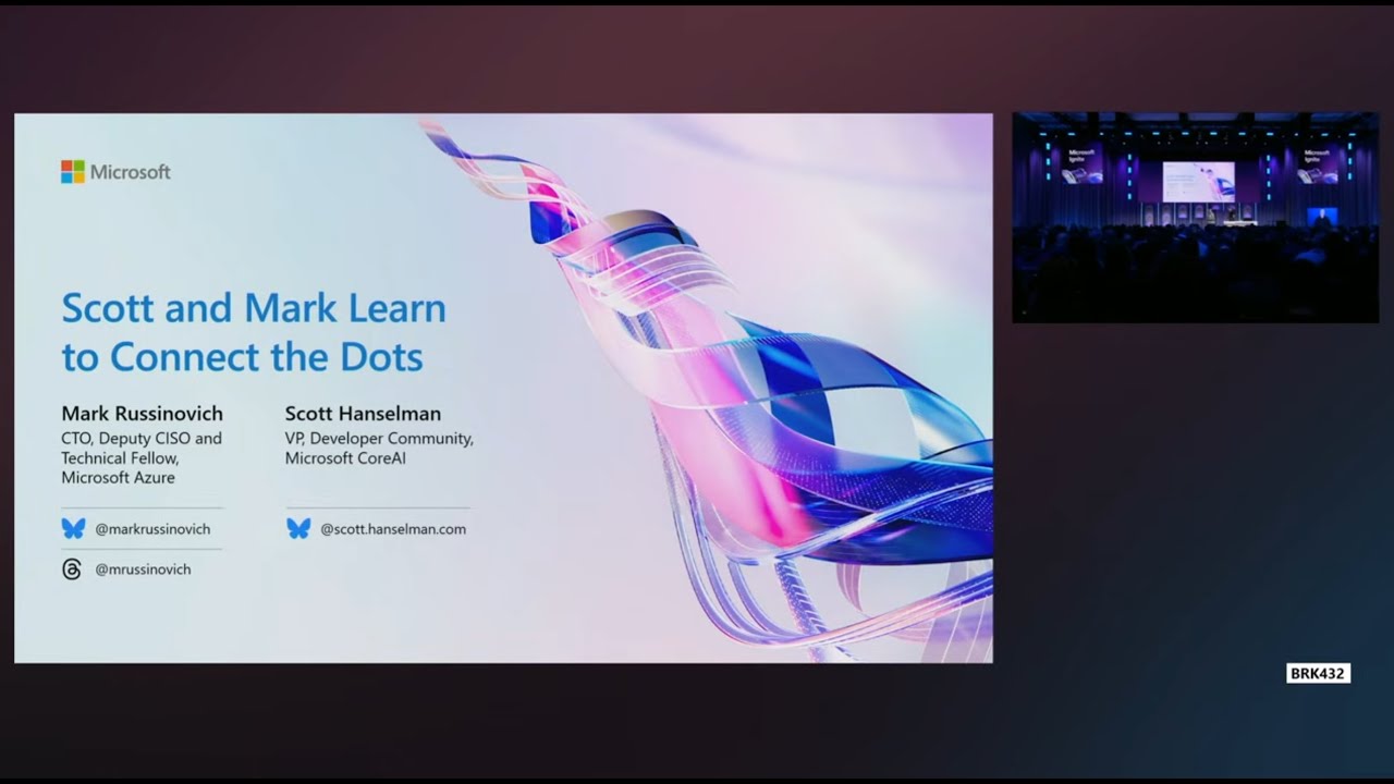 Scott & Mark learn to connect the dots - Microsoft Ignite 2025 - YouTube