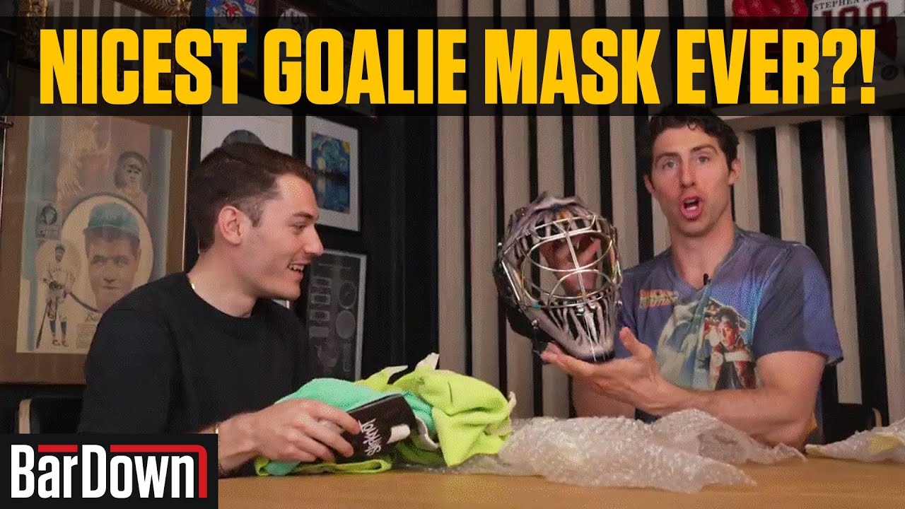 WE DESIGNED THE COOLEST GOALIE MASK EVER - YouTube