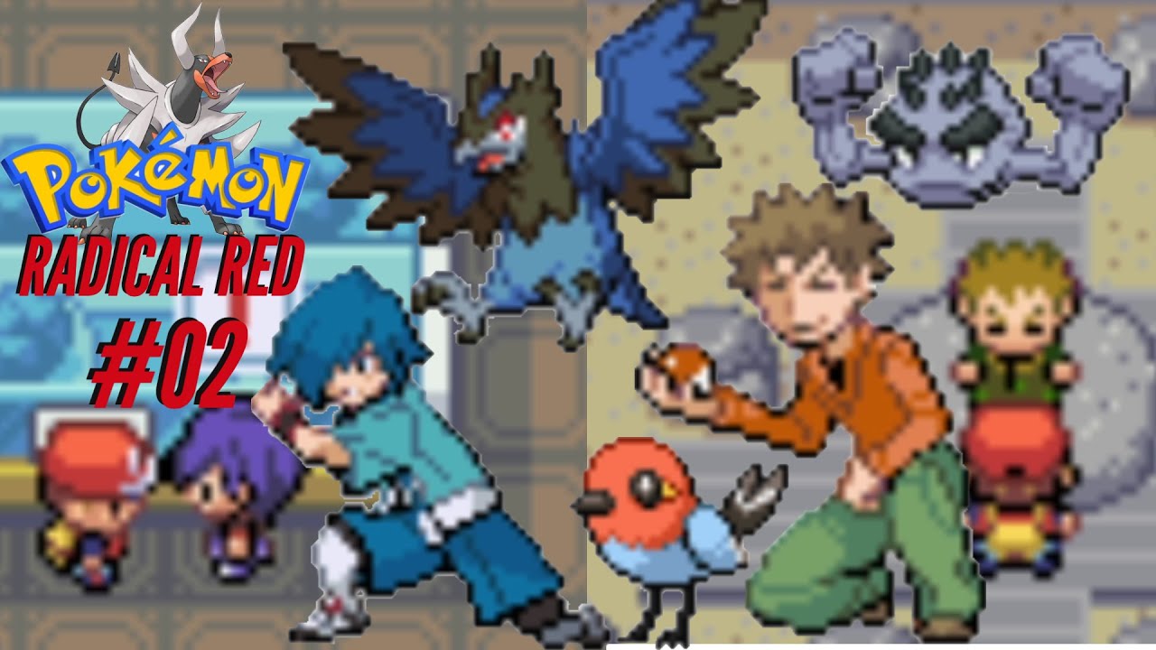 Pokémon Radical Red ROM Hack Playthrough #2 - Two gym leaders??? - YouTube