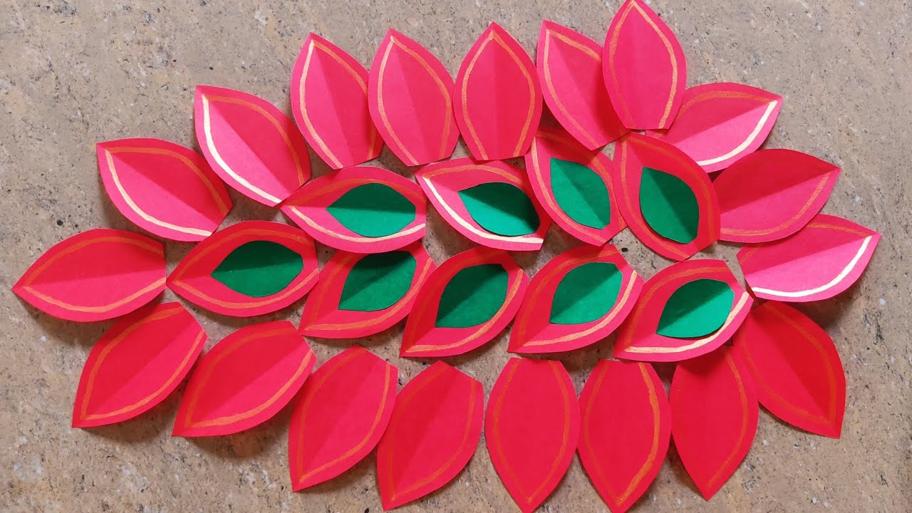 Red Beauty paper decoration craft ideas😍 - YouTube