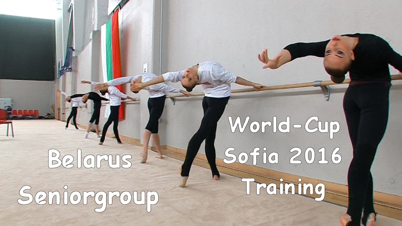 Seniorgroup Belarus (BLR) Training World Cup Sofia 2016 - YouTube