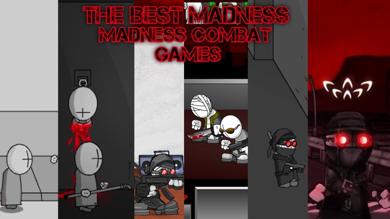 Evoulution Of Best Madness Combat Games - YouTube