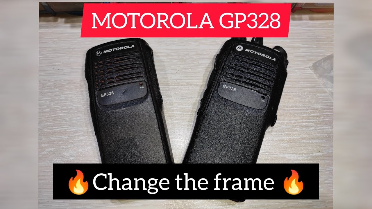 change the Motorola GP328 frame #electronic #handheld #icom #motorola # ...
