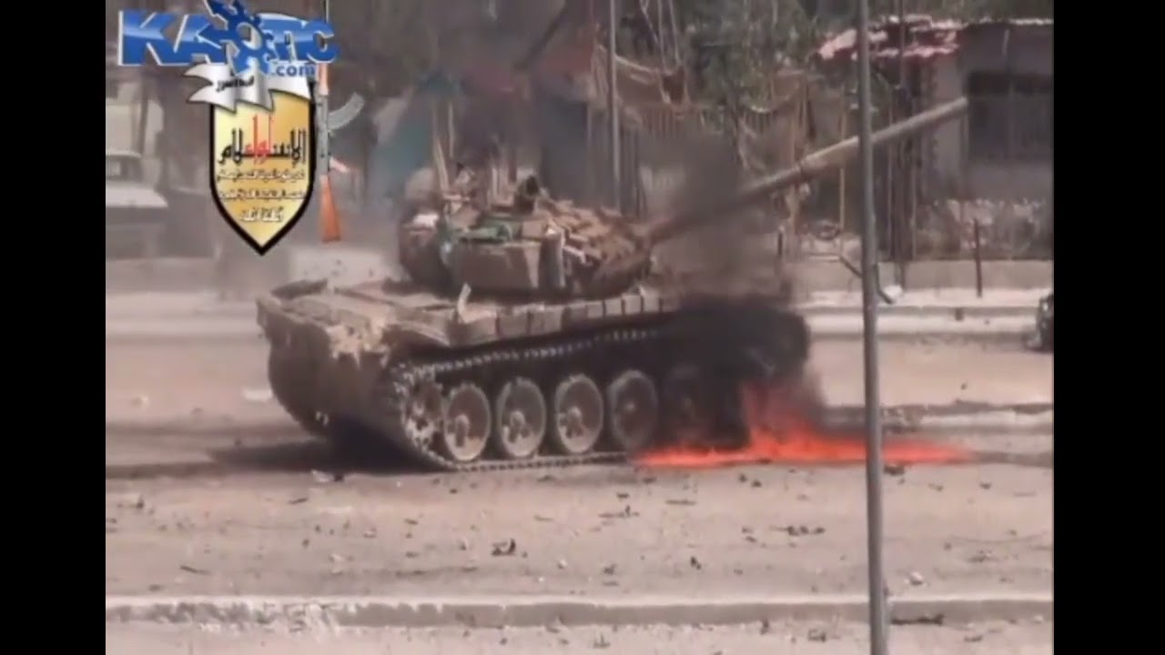 RPG-7 vs T-72B1 MS - YouTube