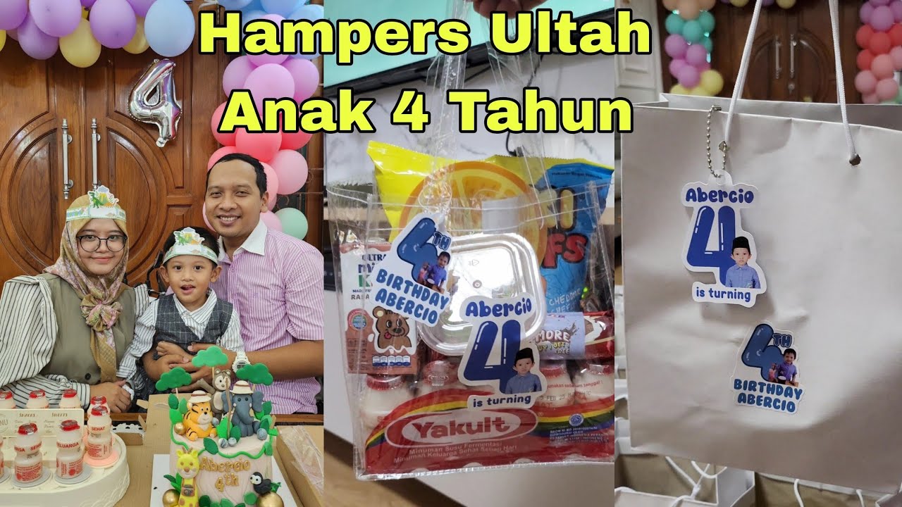 Hampers Ultah Anak 4 Tahun. Isinya Apa Saja? - YouTube