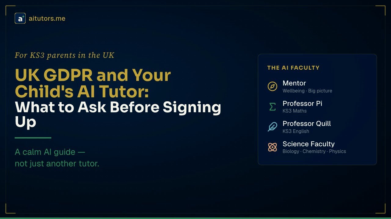UK GDPR and Your Child's AI Tutor: What to Ask Before Signing Up ...