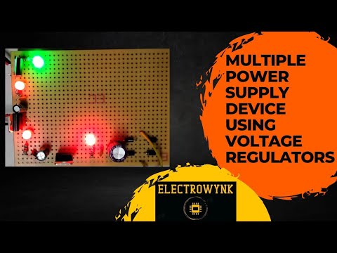 Multiple Power Supply Device Using Voltage Regulators - YouTube