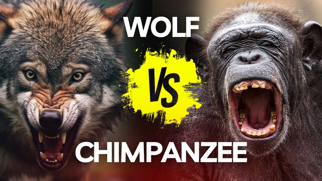Wolf vs Chimpanzee: Who wins in a fight? - YouTube