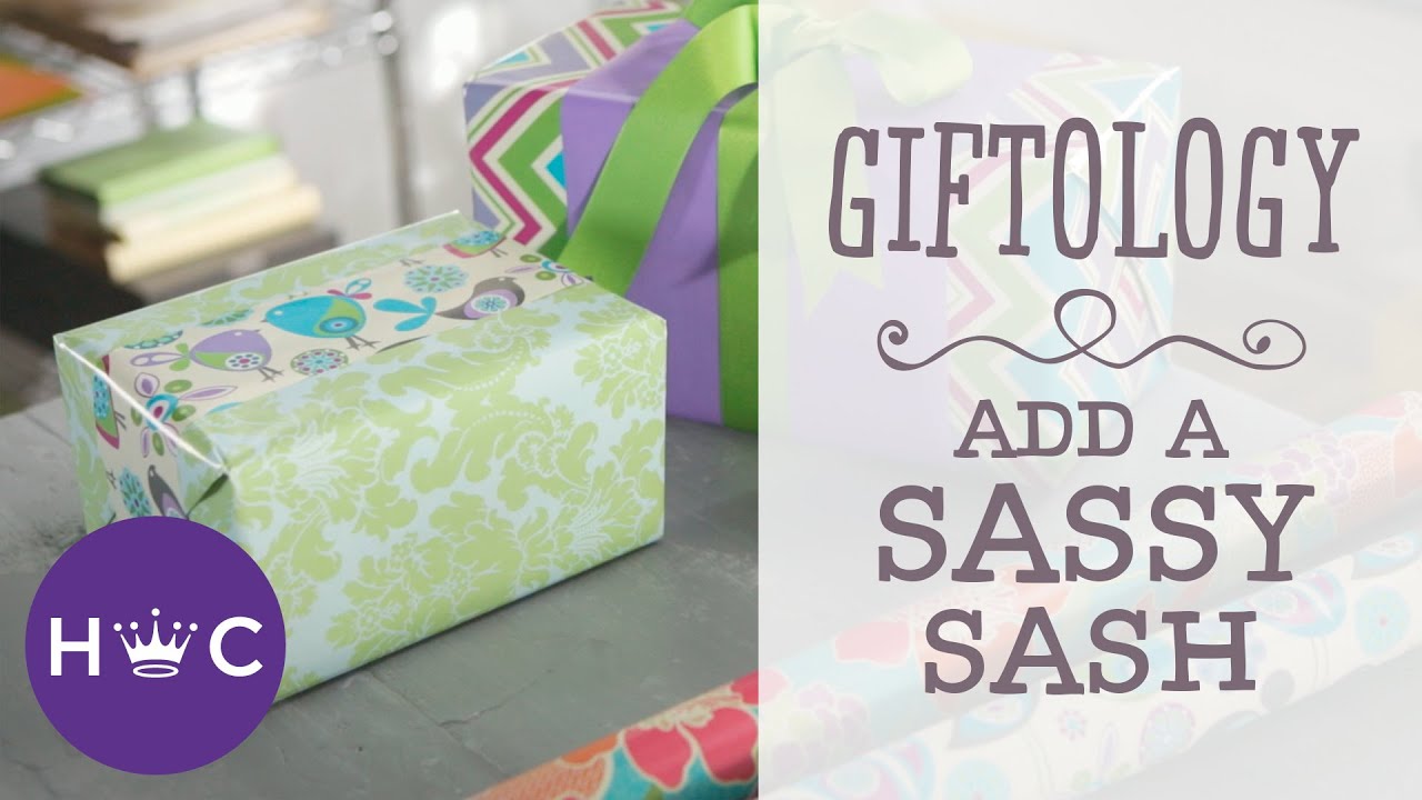 How to Make a Sassy Sash | Giftology - YouTube
