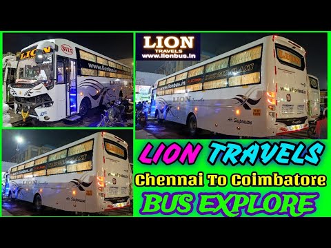 🚌LION TRAVELS | CHENNAI🔁COIMBATORE | BUS 🚍EXPLORE | Travelling Enforcer - YouTube
