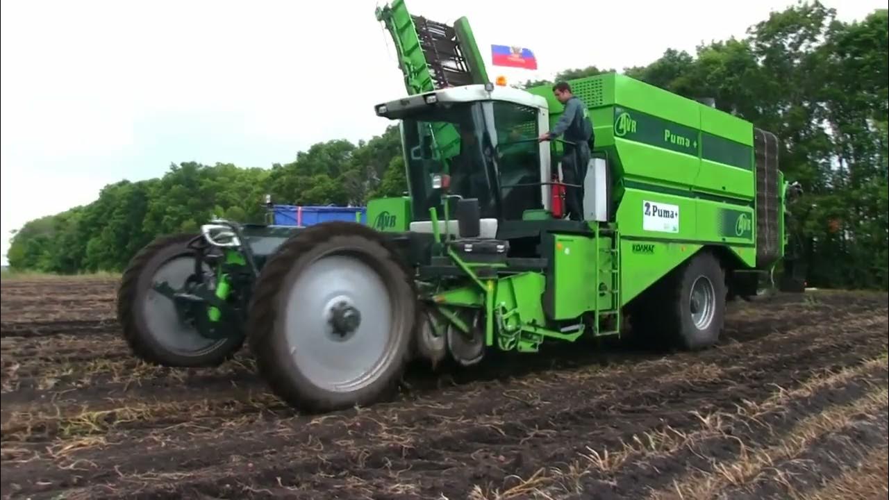 Новейший картофелеуборочный комбайн Колнаг 6200 и Пума, бункер 6 и 8 ...