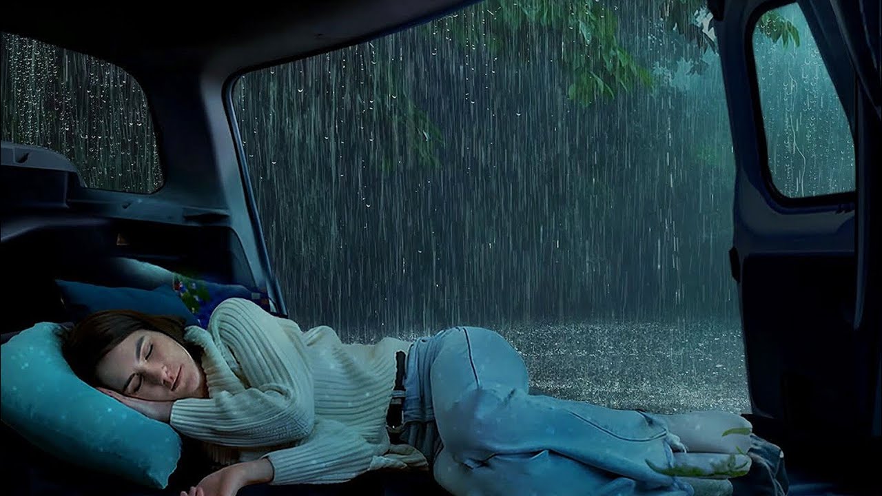 Rain Sounds for Sleeping Black Screen | Sleep Instantly Within 5 ...