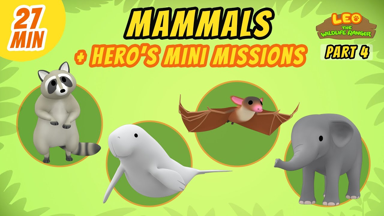 Mammals (Part 4/8) - Junior Rangers and Hero's Animals Adventure | Leo ...