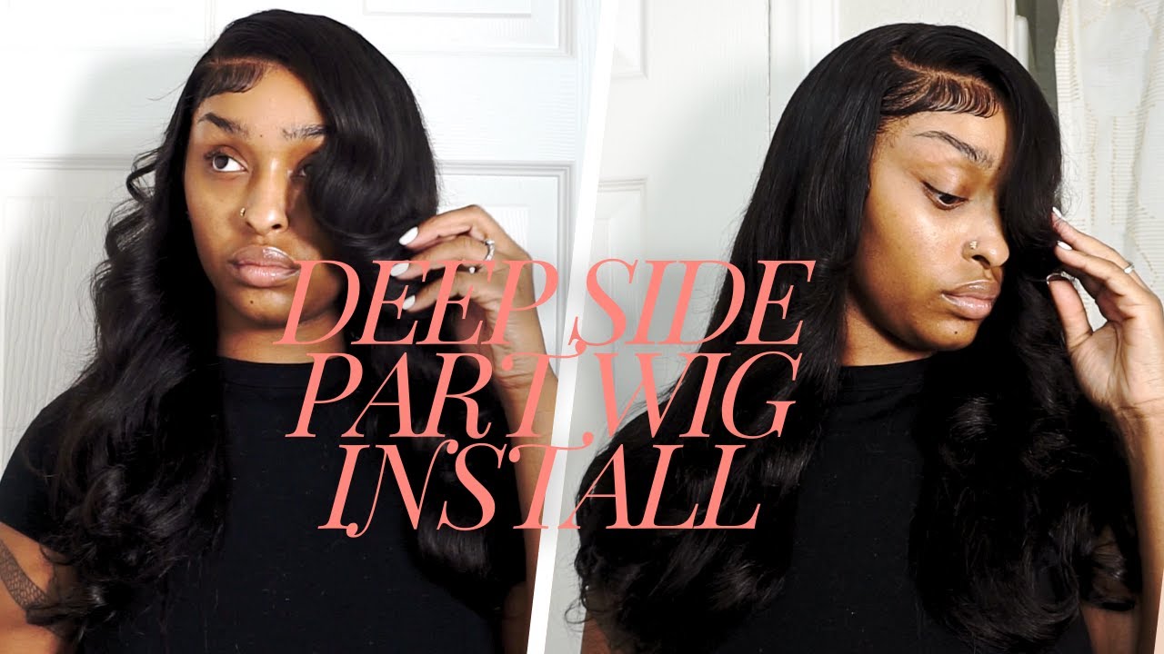Deep Side Part Wig Install Tutorial! | NANII - YouTube