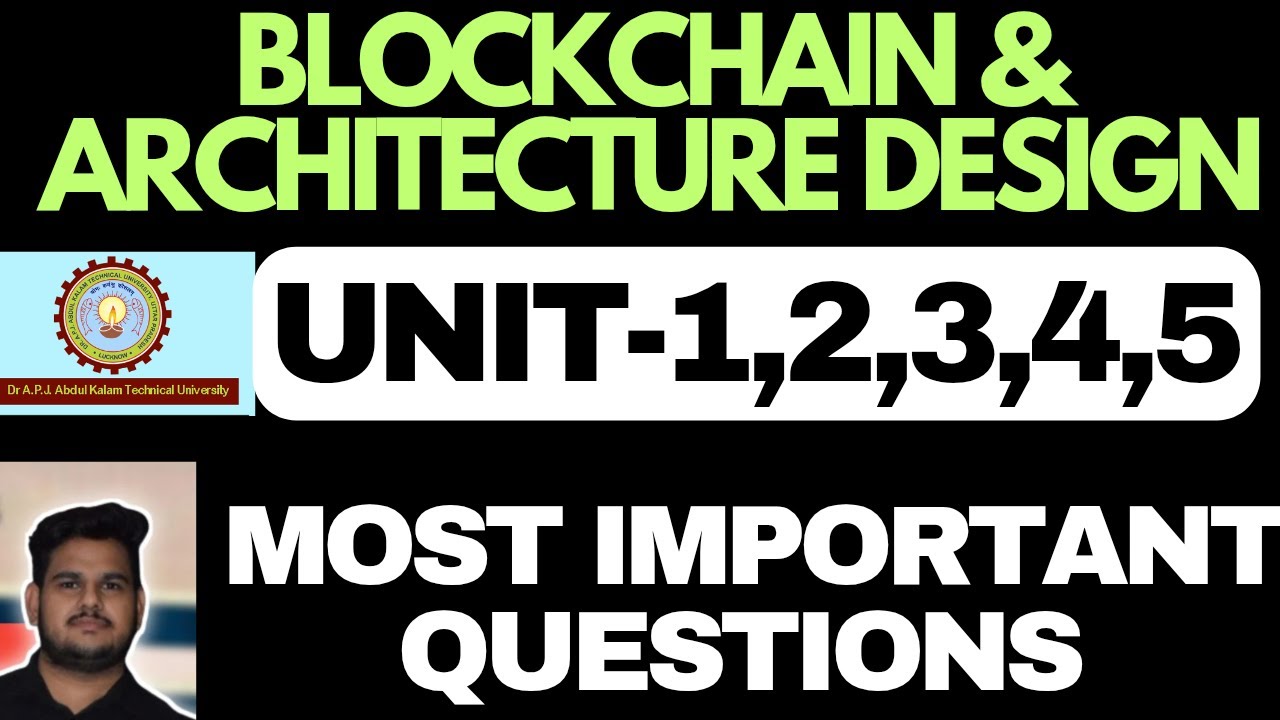 BlockChain & Architecture Design Most Important Questions | AKTU ...