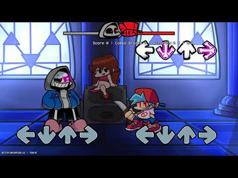 FNF DUSTTALE Remastered V2.0 Vs Sans Anthropophobia - YouTube