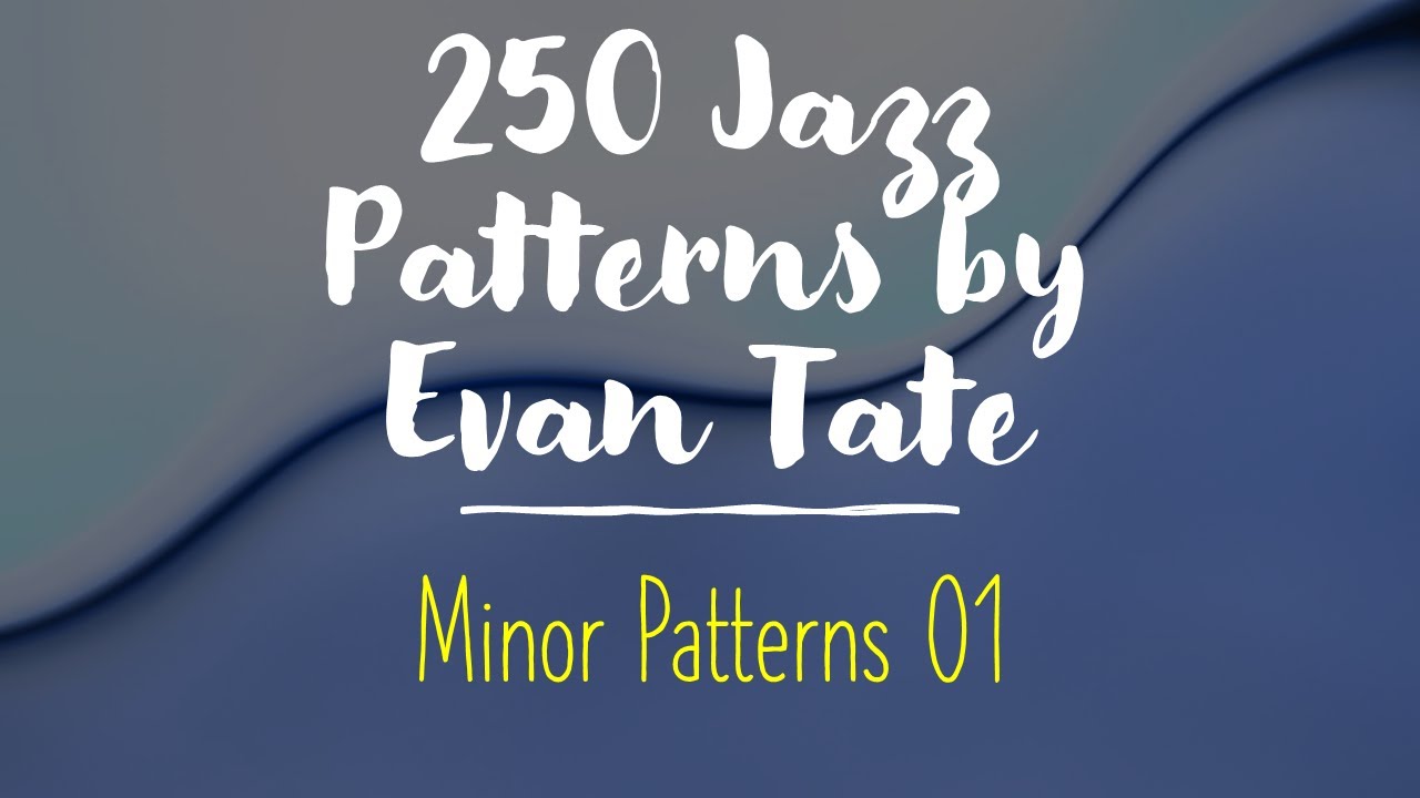 🎺🎺 [TRUMPET JAZZ METHOD] 250 jazz patterns - Minor Patterns 01 - YouTube