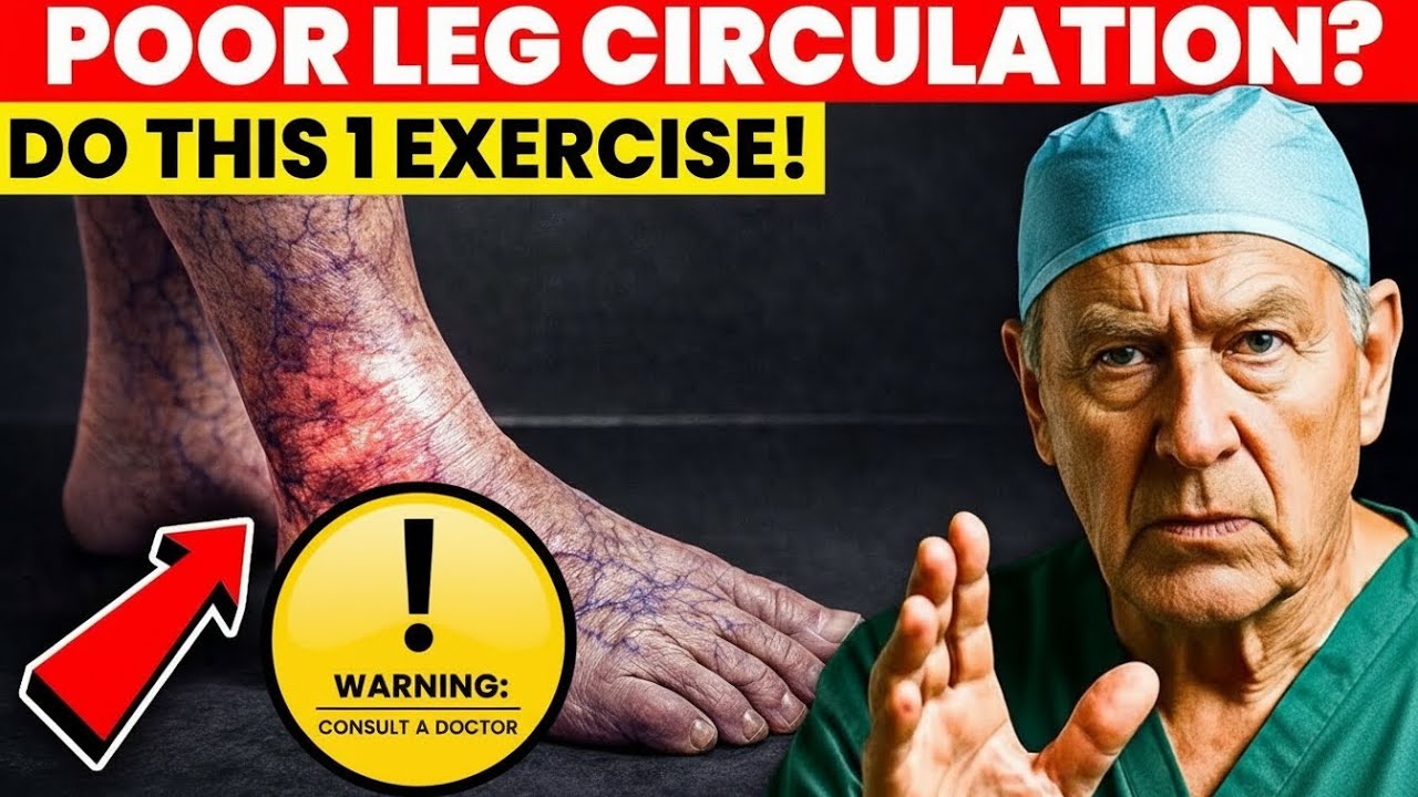 Surgeon REVEALS: Do THIS 1 Exercise for Poor Leg Circulation After 60 ...