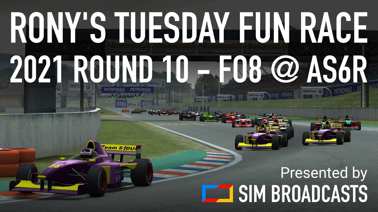 254th Rony's Tuesday Fun Race - 2021 Round 10 | Live for Speed - YouTube