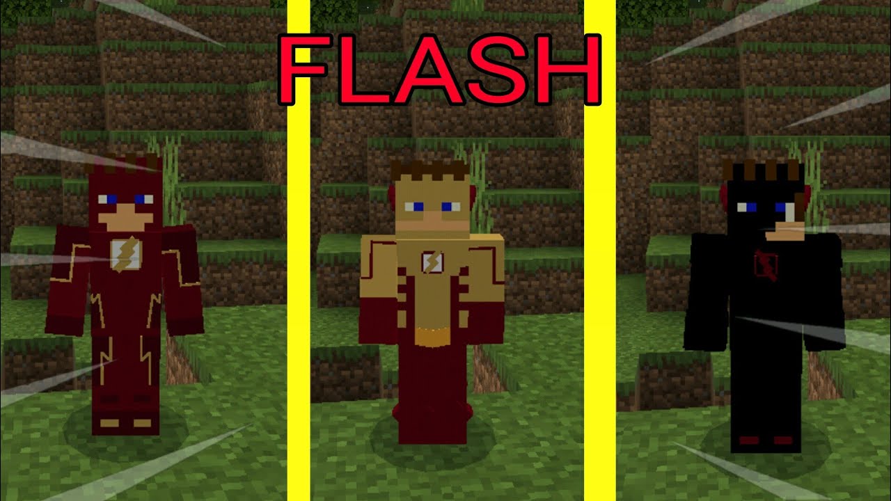 SAIU O NOVO ADDON/MOD DE FLASH para o Minecraft PE - YouTube