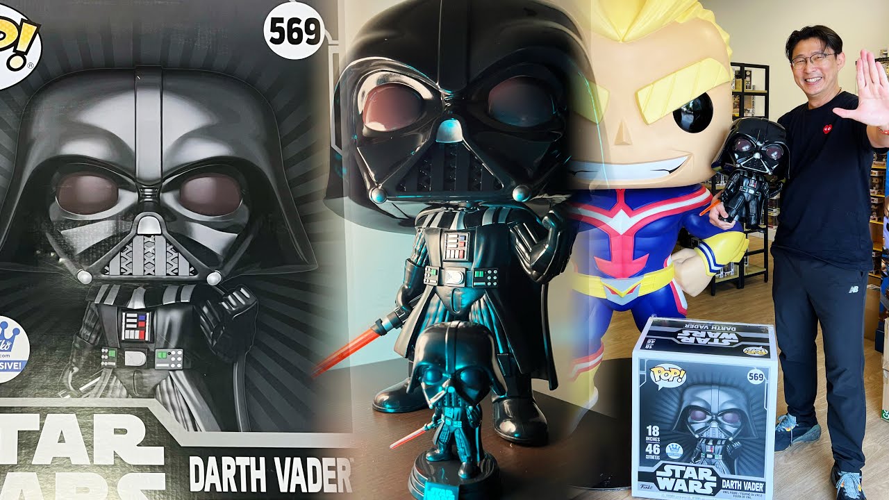 2023/05/30 FUNKO POP! MEGA DARTH VADER 18吋 達斯維達 黑武士 星戰 安納金·天行者 Anakin ...