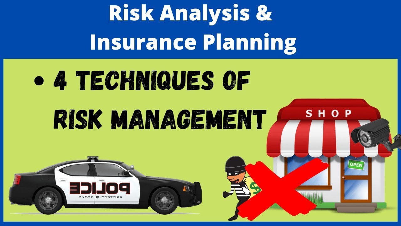 4 techniques of Risk Management | Risk Analysis and Insurance Planning ...