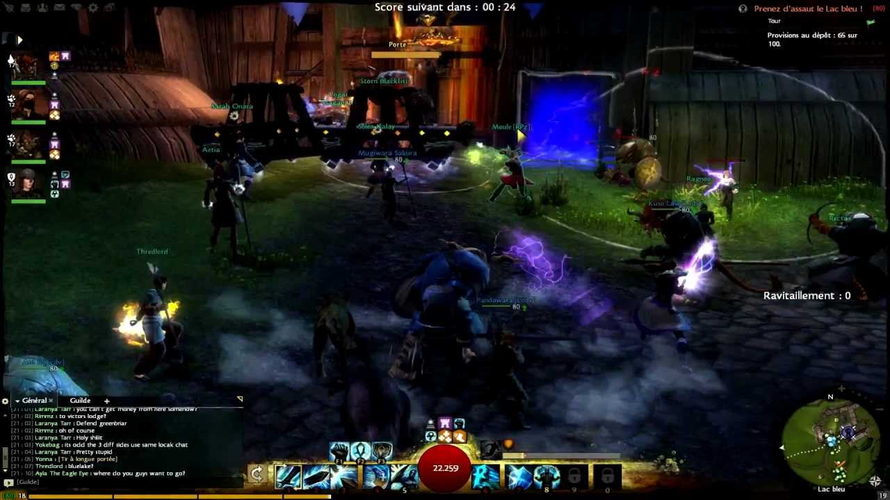 GW2 : WvW Guardian Gameplay - YouTube