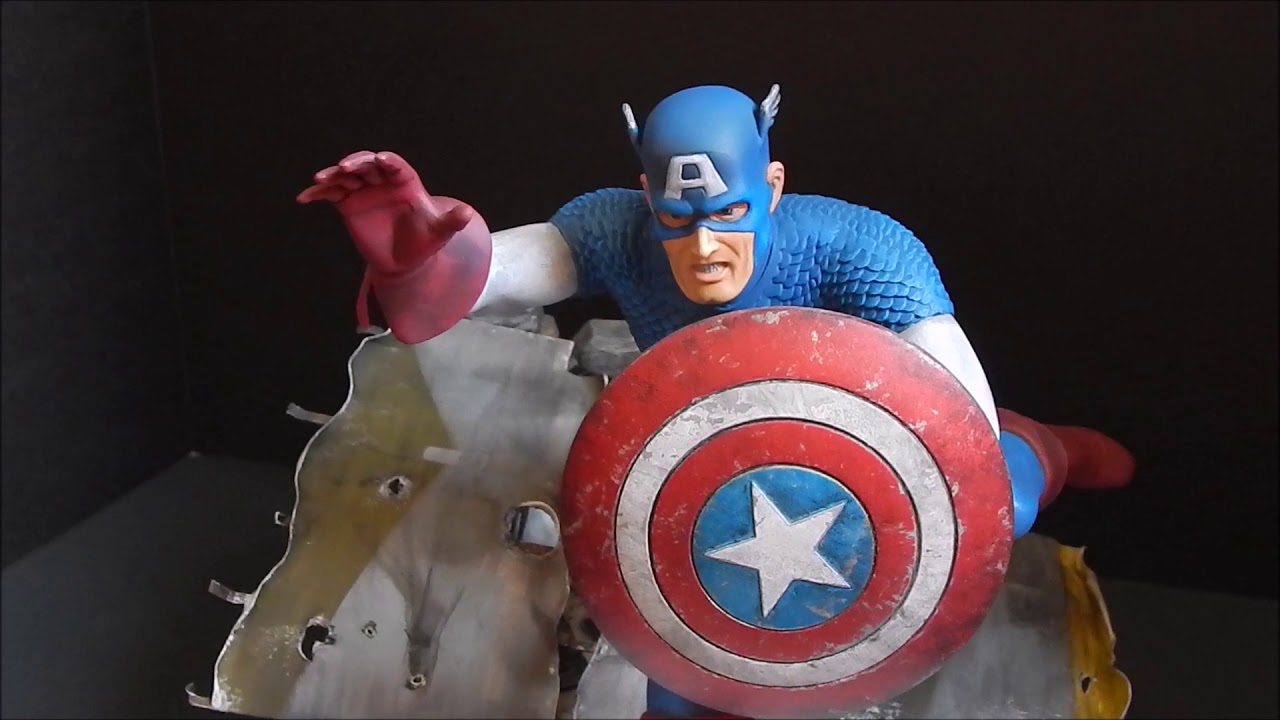 Captain America Polar Lights Model Kit - custom build - YouTube