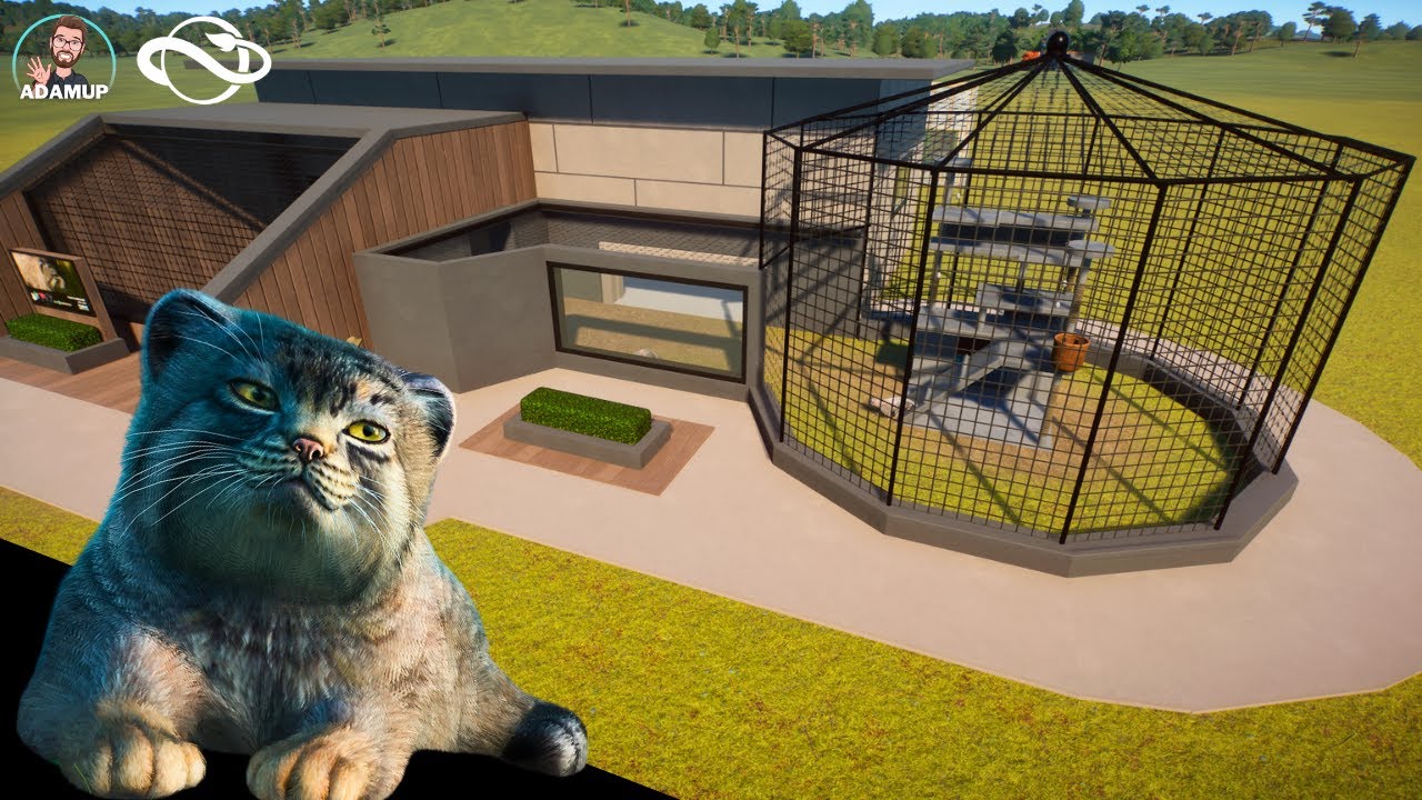 Planet Zoo Small Cat Enclosure Build - Pallas's Cat - YouTube