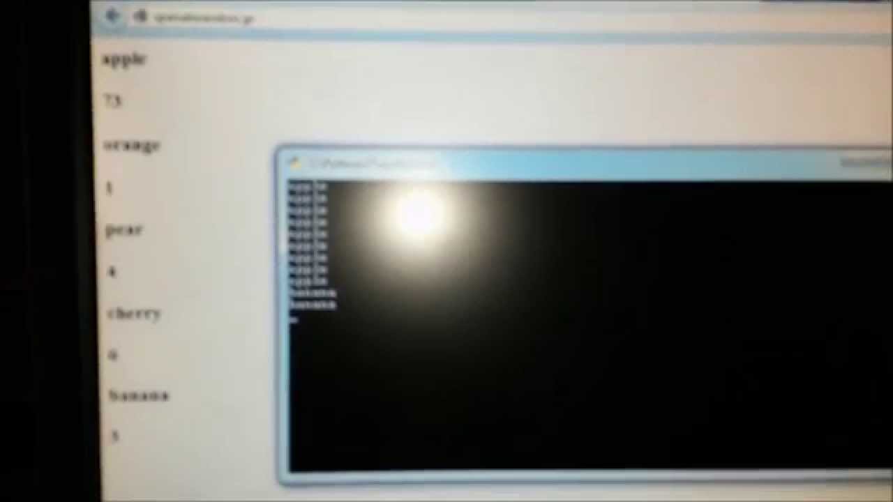 rfid id20la + mysql + python + php + arduino - YouTube