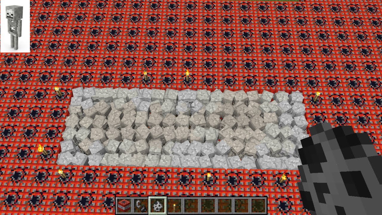 SKELETON VS 1000 TNT #minecraft #myvideo - YouTube