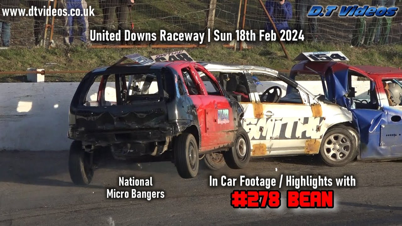 Bean 278 @ St Day Micro Bangers Opener | Banger Racing | 18/2/2024 ...