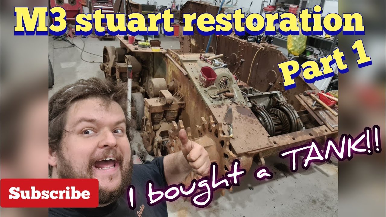 M3 Stuart restoration part 1 - YouTube