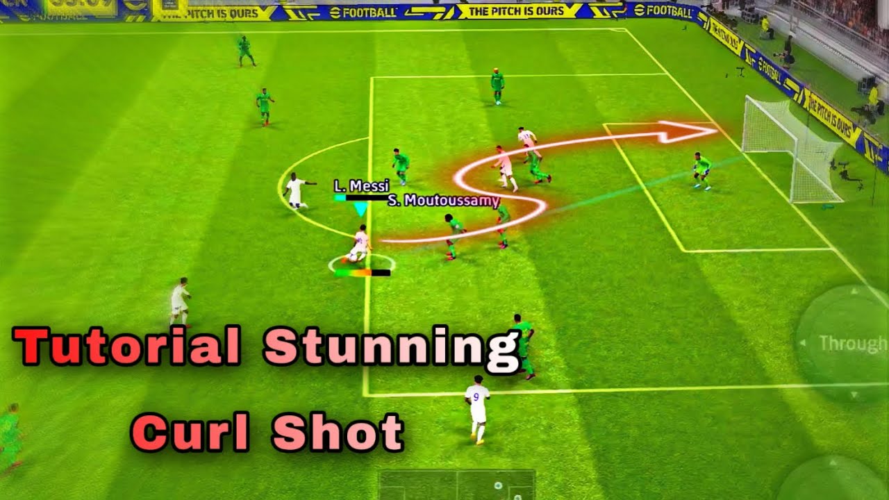 Tutorial Stunning Curl Shot. E.football 2023 mobile - YouTube