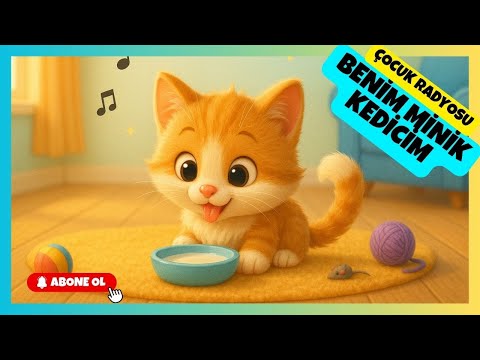 Benim Minik Kedicim 🐱 | Sevimli Kedi Şarkısı | Çocuk Radyosu | Eğlenceli Çocuk Şarkıları