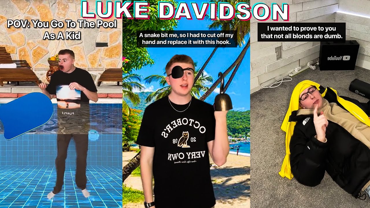 *NEW* LUKE DAVIDSON TikTok Compilation #3 | Funny Luke Davidson - YouTube