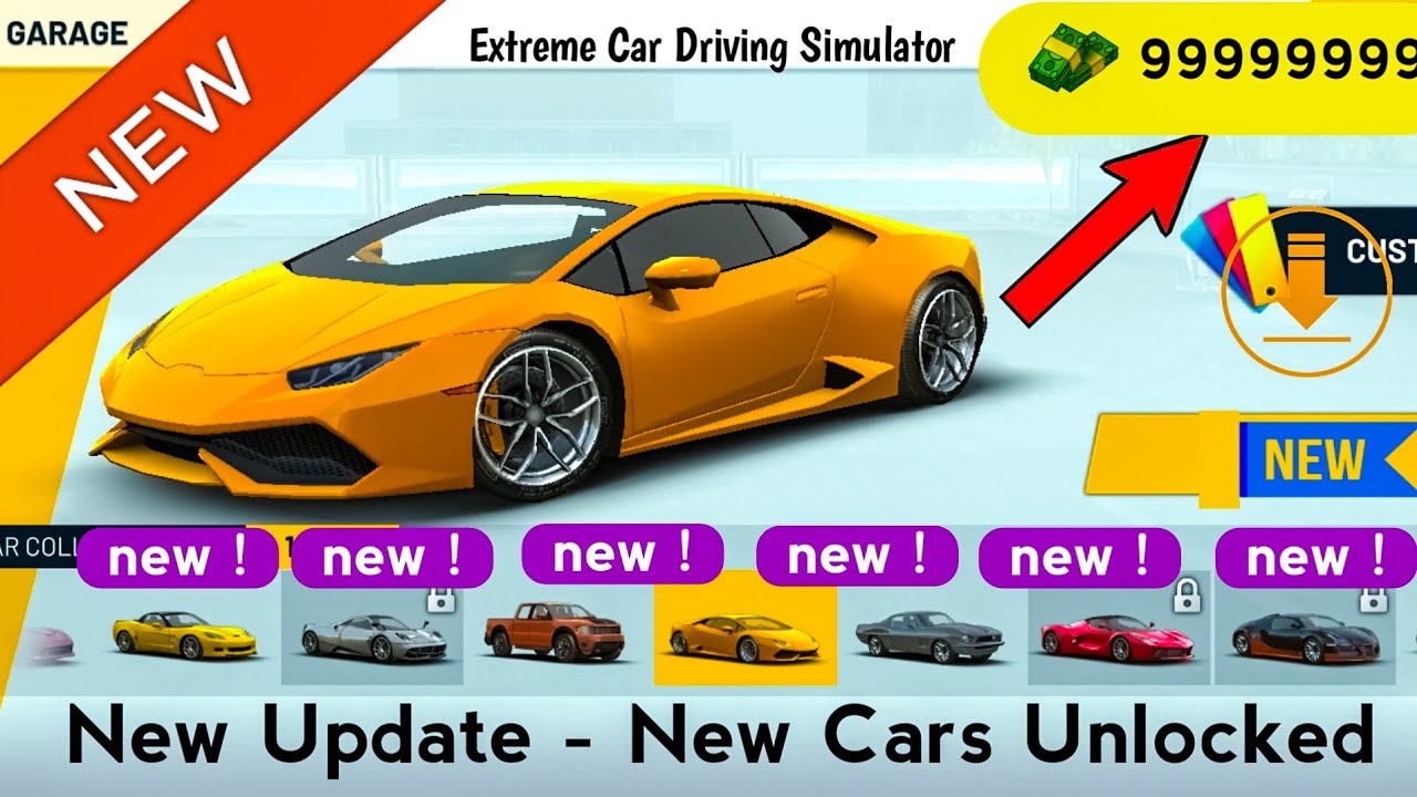 Extreme Car Driving Simulator All Cars Unlocked - YouTube