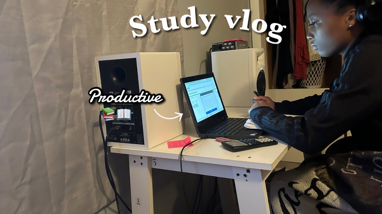 Study vlog | note taking & studying hard *stressed😭* - YouTube