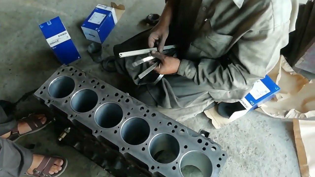 Truck Diesel Engine 6 Cylinder Sleeve installed /Cylinder sleeve ...